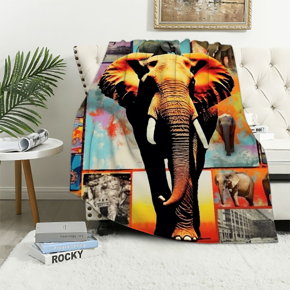 FUMJ Blanket Elephant Gifts for Women - Birthday Gifts for Elephant ...