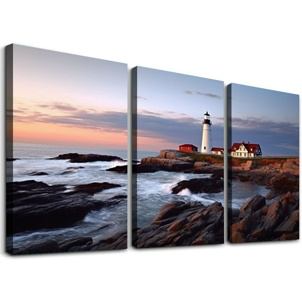 ONETECH Blue Beach theme Modern Stretched and Framed Seascape 1 Panels ...