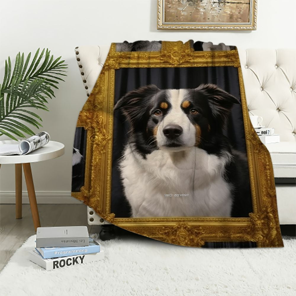 ONETECH Border Collie Blanket for Kids Boys Girls, Border Collie Gifts ...