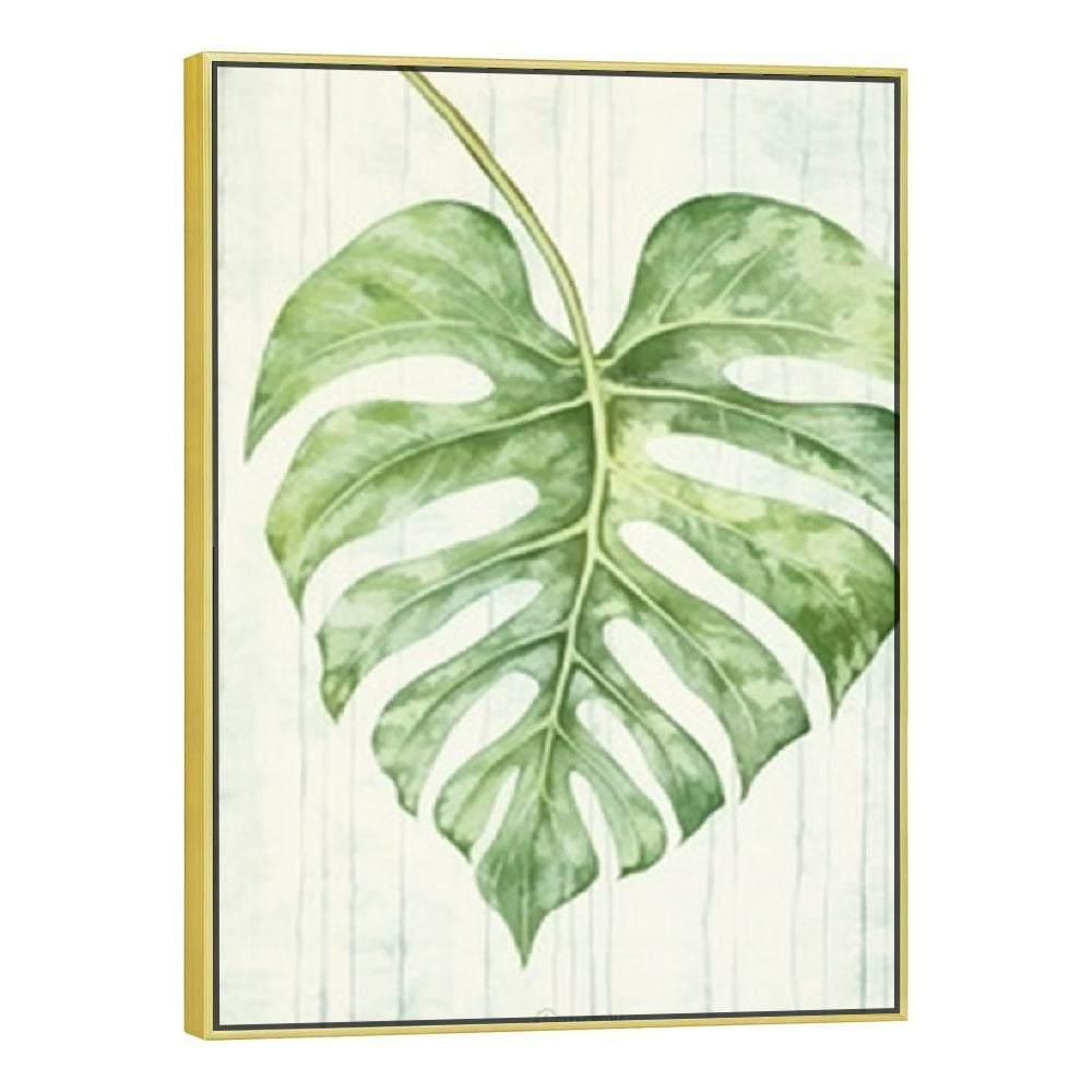 ONETECH Botanical Plant Pictures Wall Art: Sage Green Leaf Artwork on ...