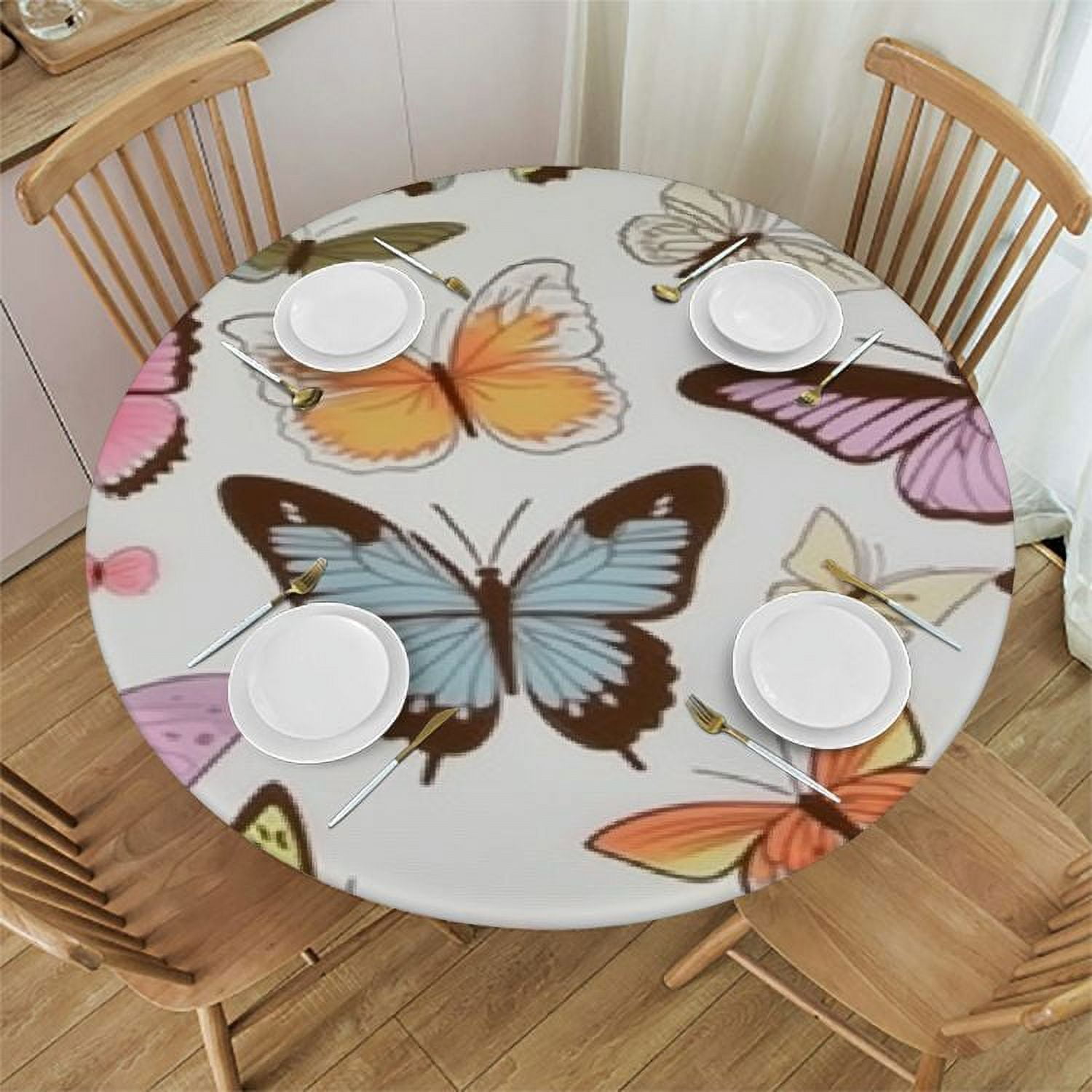 FUMJ Butterfly Tablecloths Summer Spring Animal Butterfly Table Cover ...