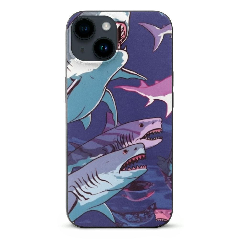 ONETECH CREFORKIAL Cute Shark Phone Case for iPhone 14 Pro, for iPhone ...