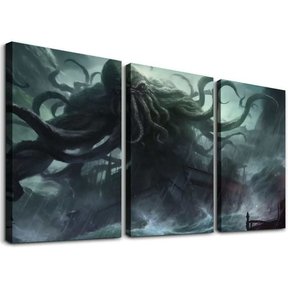 ONETECH Call of Cthulhu Poster Decorative Painting Canvas Wall Art ...