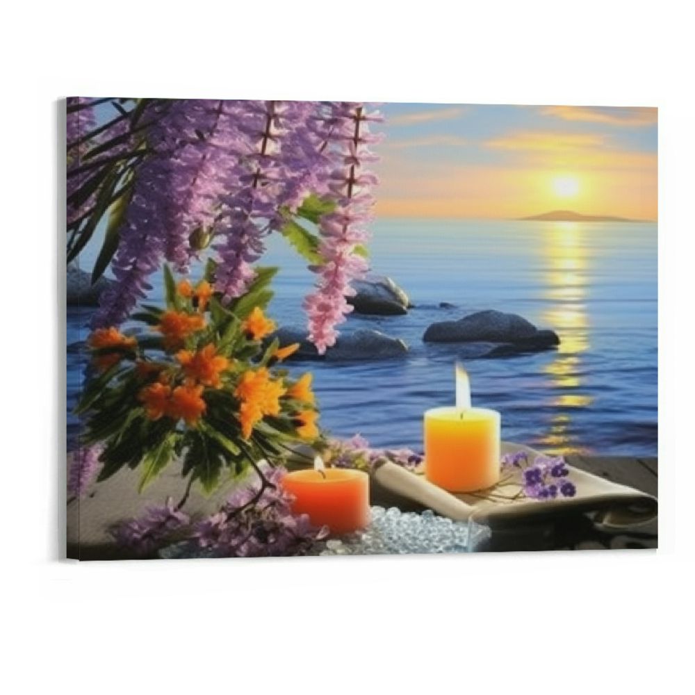 ONETECH Canvas Prints Zen Art Wall Decor Spa Massage Treatment Painting ...