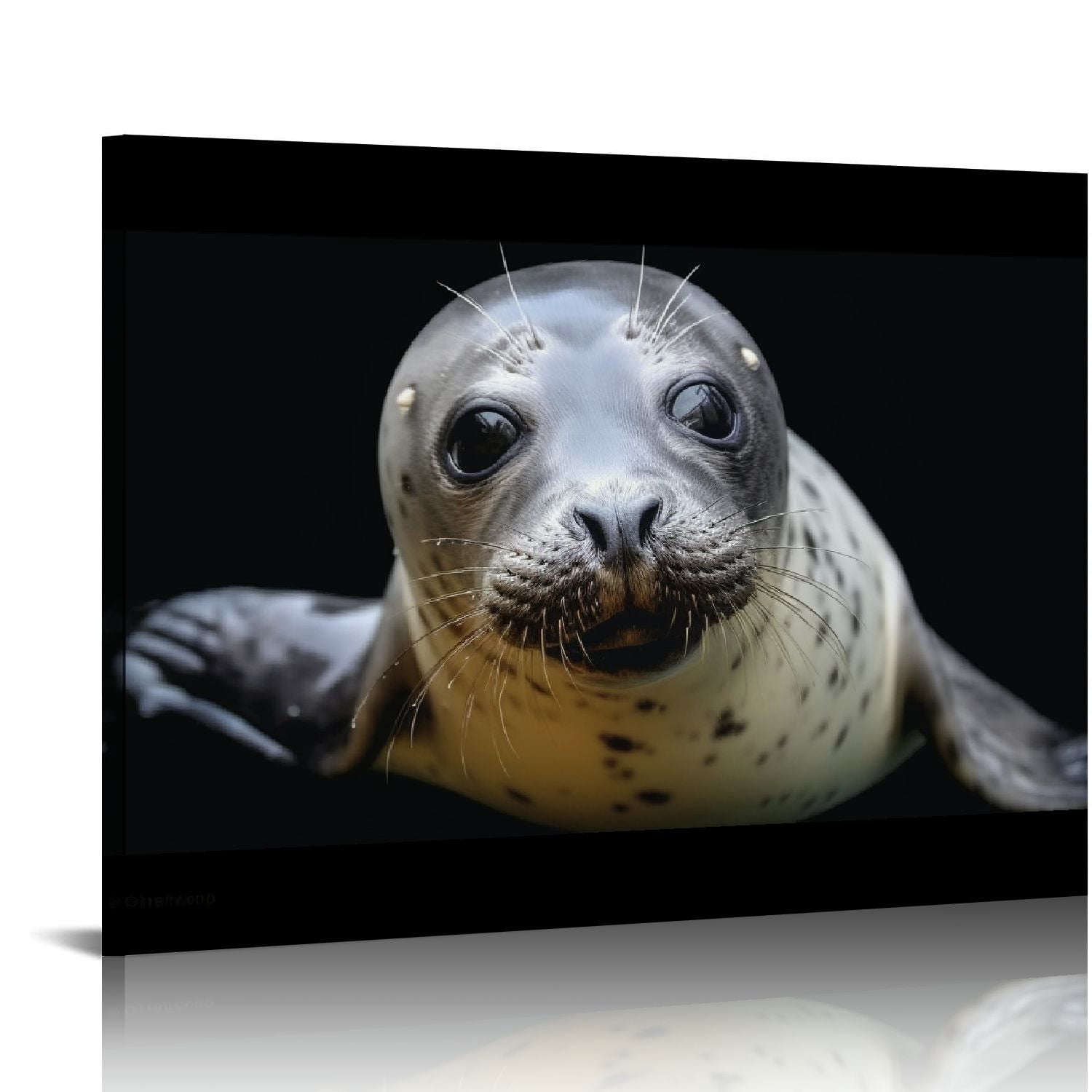 ONETECH Canvas Wall Art Seal Poster Pictures Wall Decor Animal Prints ...