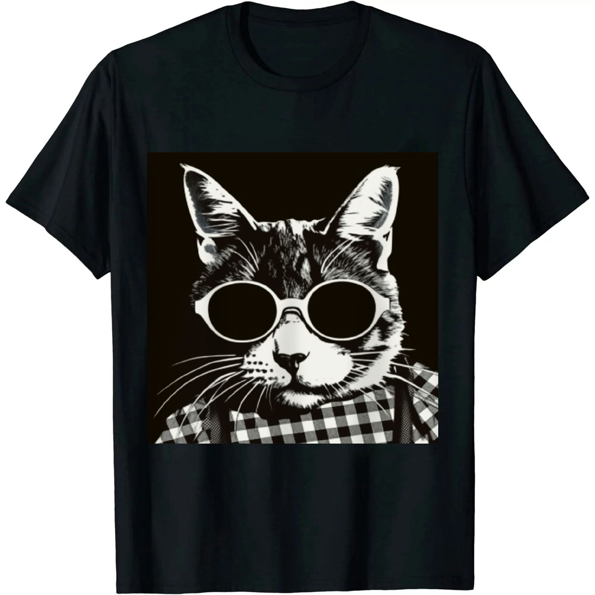 ONETECH Cat 8 Bit Sunglasses Dealing with it Funny Cat Meme Premium T ...