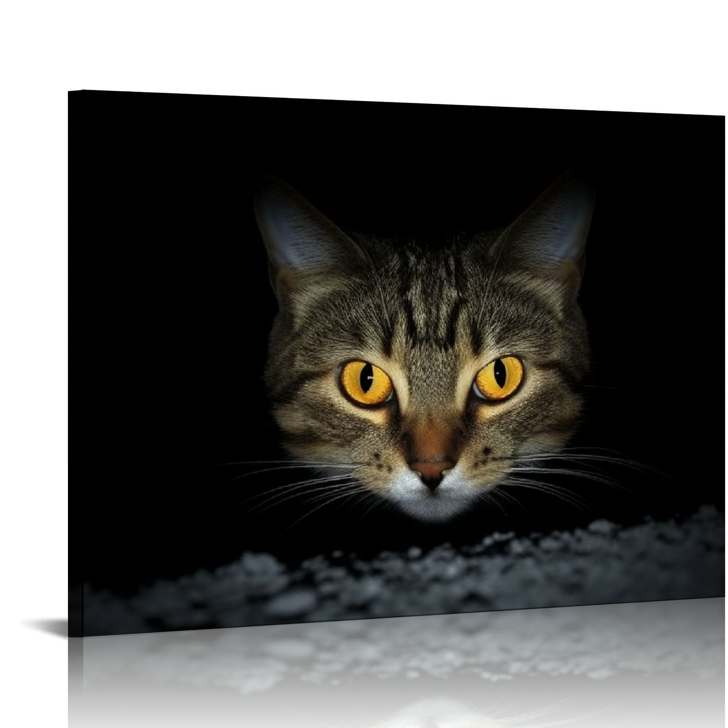 ONETECH Cat Animal Wall Art Canvas Living Room Poster Pictures Bedroom ...