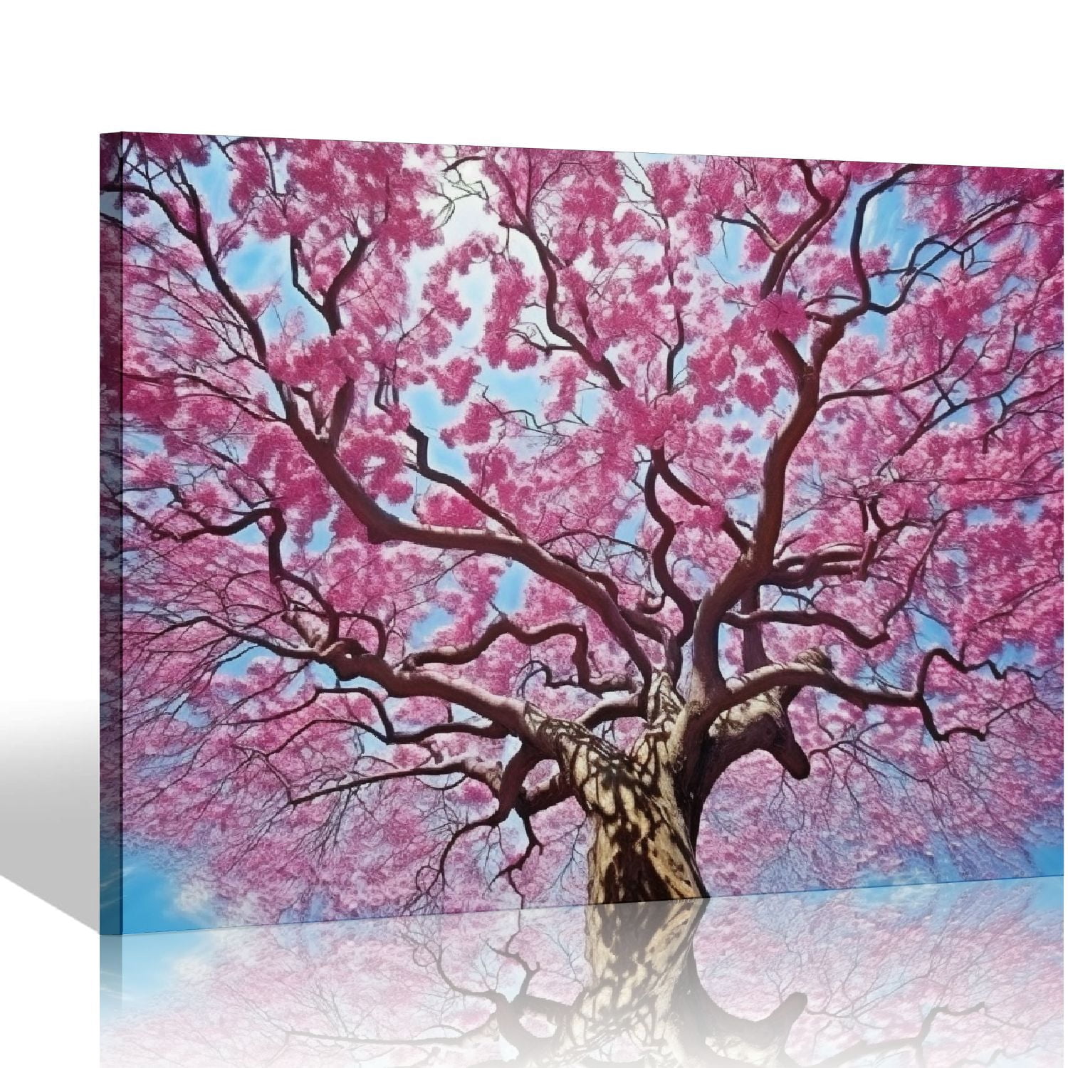ONETECH Cherry Blossom Tree Large Modern Floral Giclee Canvas Prints on ...