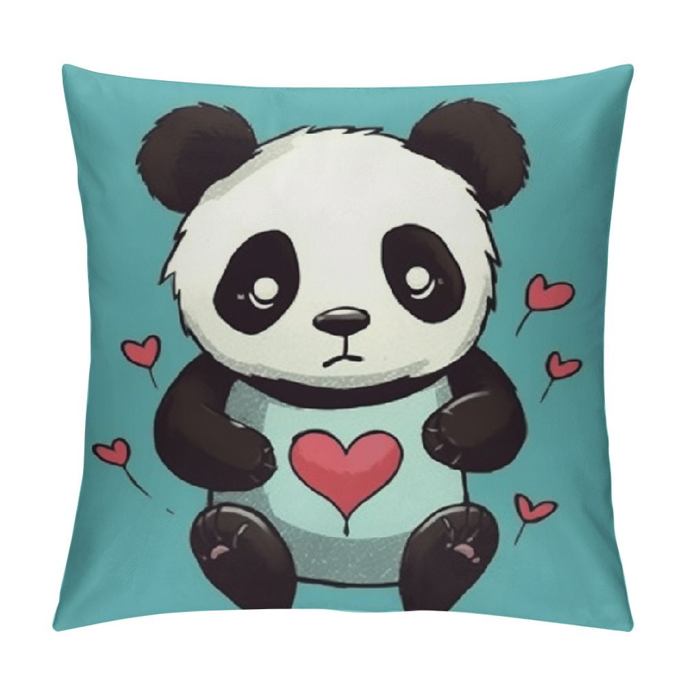 ONETECH Children Cartoon Decorative Throw Pillow Covers Cute Animals ...