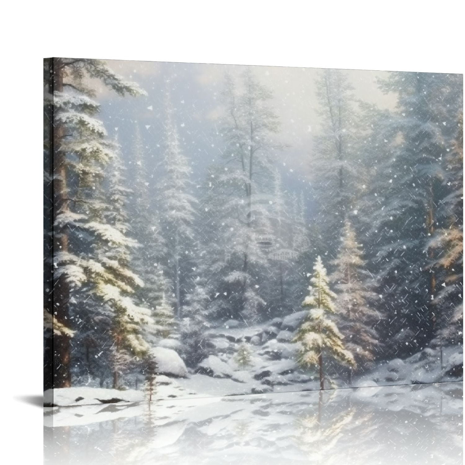ONETECH Christmas Winter Holiday Wall Art Canvas Print Painting ...