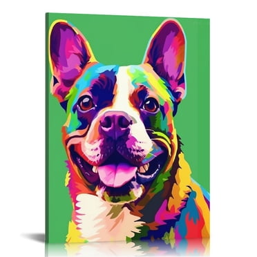 Empire Art Direct Fashion Graphic Art on Wrapped Dog Canvas Wall Art ...