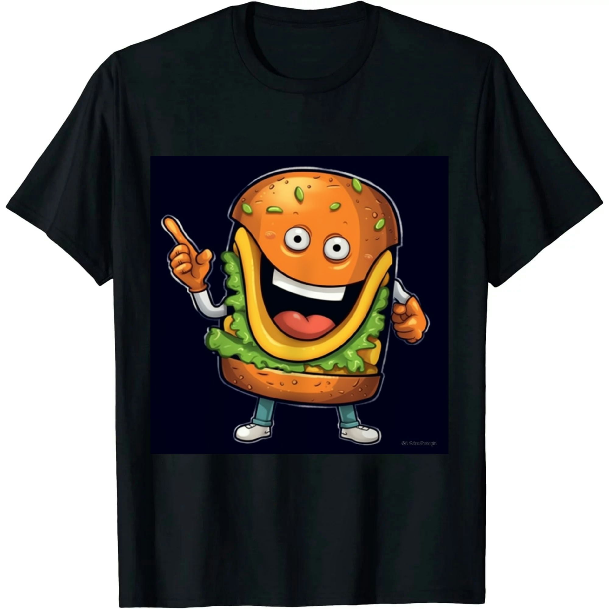 ONETECH Cool Hamburger For Men Women Kids Pocket Burger Cheeseburger T ...