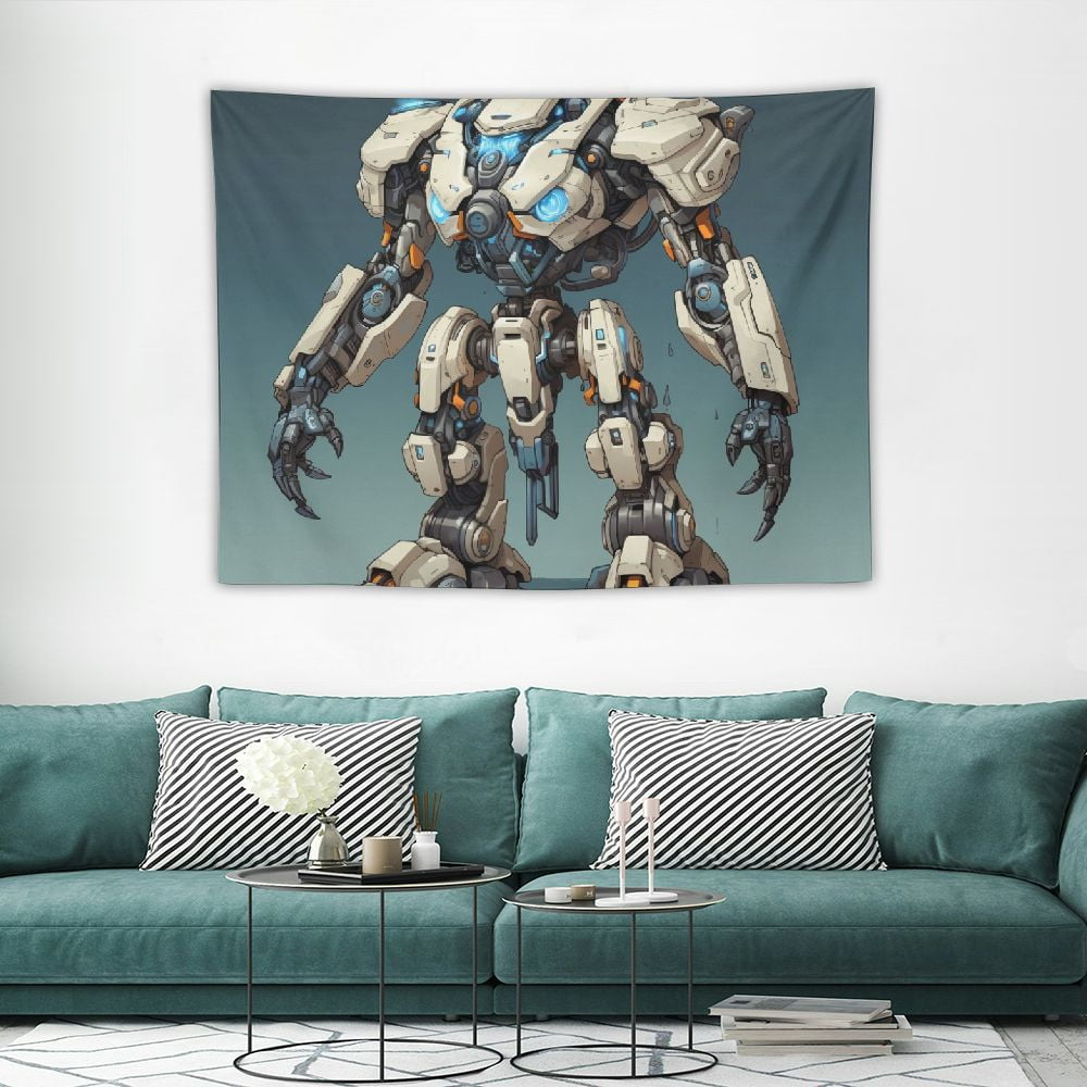 ONETECH Cool Robots Tapestry Wall Hanging Bedroom Living Room Home ...