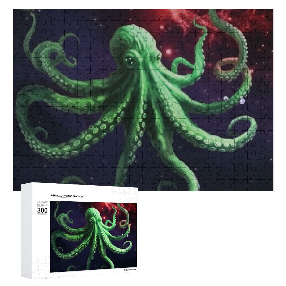 ONETECH Cosmic Horror Tentacles Wooden Puzzle for Adults and Kids ...