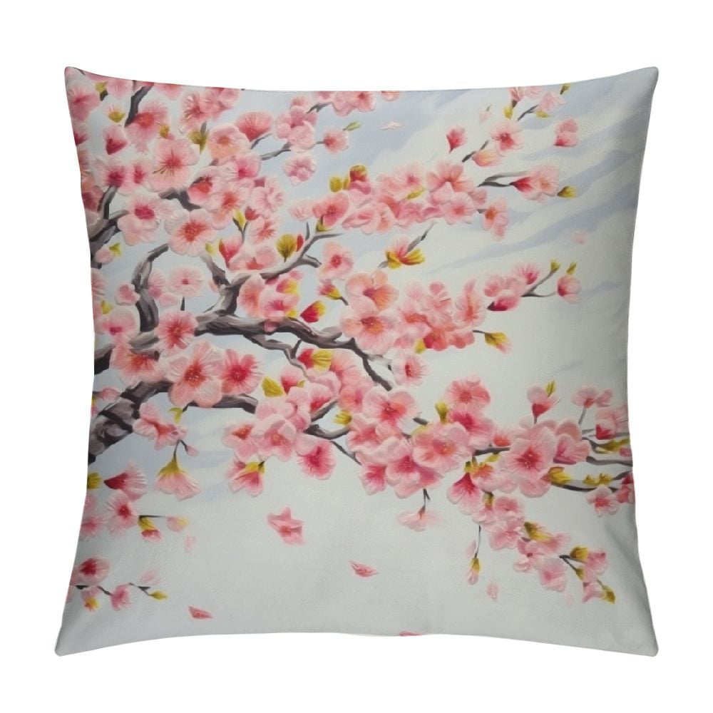 FUMJ Cute Flower Satin Pillowcase for Hair and Skin Japanese Flower ...