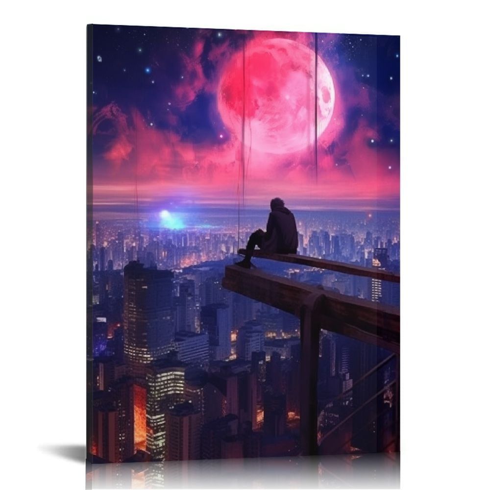 ONETECH Cyberpunk Edgerunners Anime Canvas Poster Wall Art Decor (25 ...