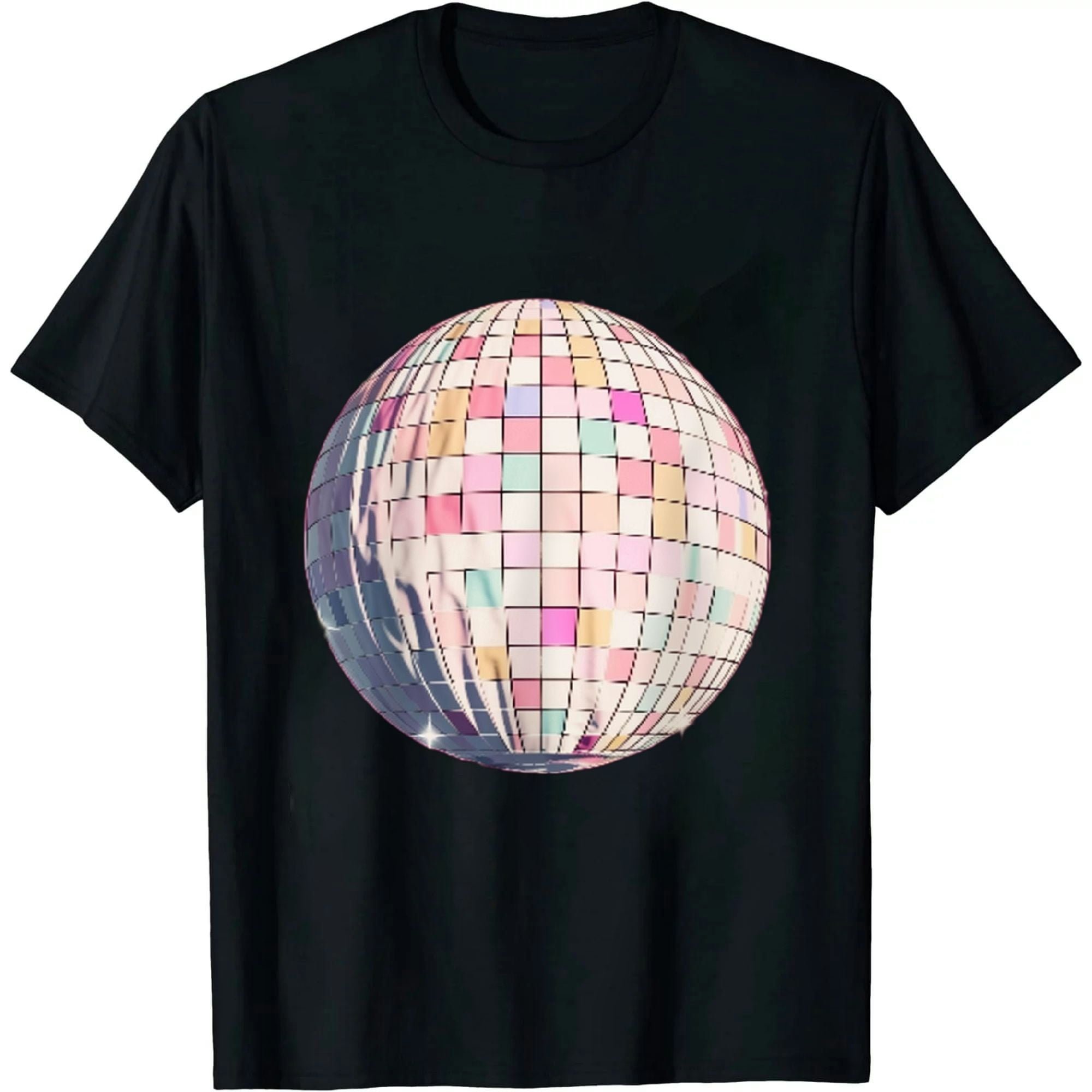 ONETECH Danish Pastel Aesthetic Disco Ball T-Shirt - Walmart.com