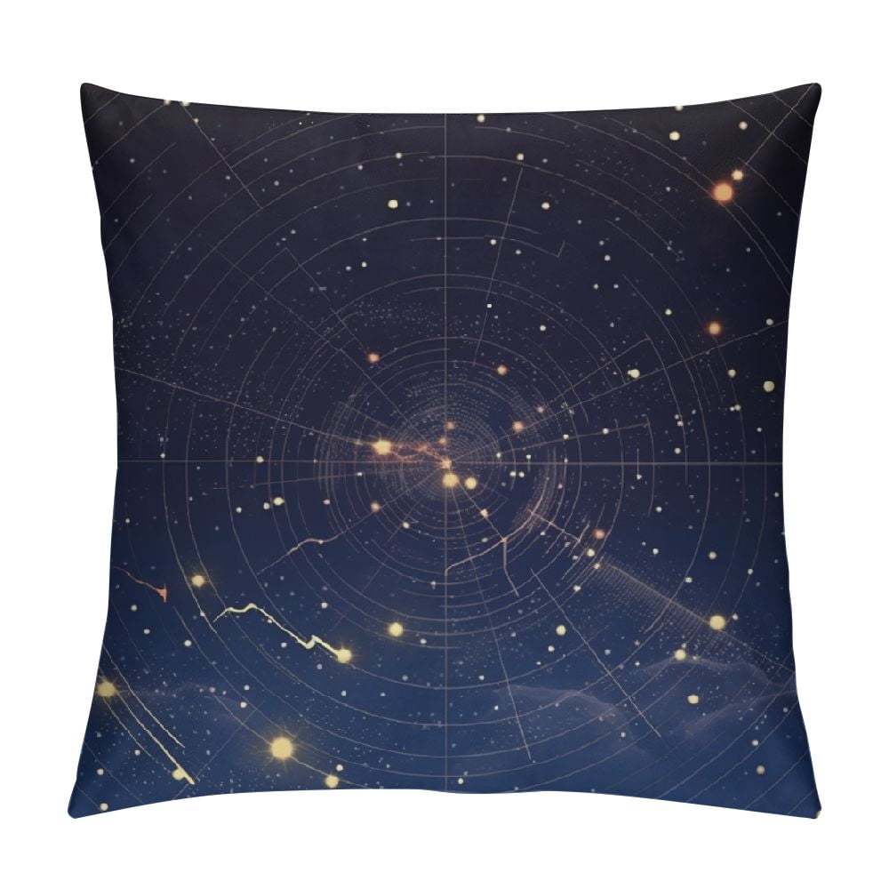 ONETECH Decorative Square Pillow Covers Galaxy Star, Starry Universe ...