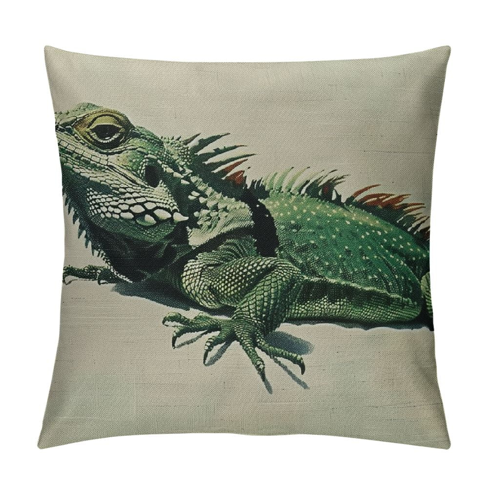 FUMJ Decorative Throw Pillow Covers with Colorful Lizard Patterns ...