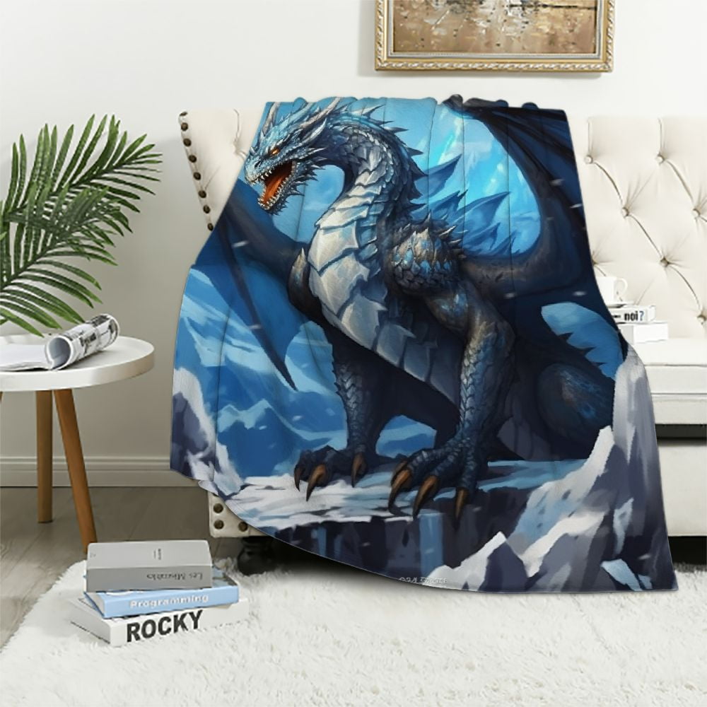 ONETECH Dragon Blanket Gifts for Boys Dragon Throw Blanket for Boys ...