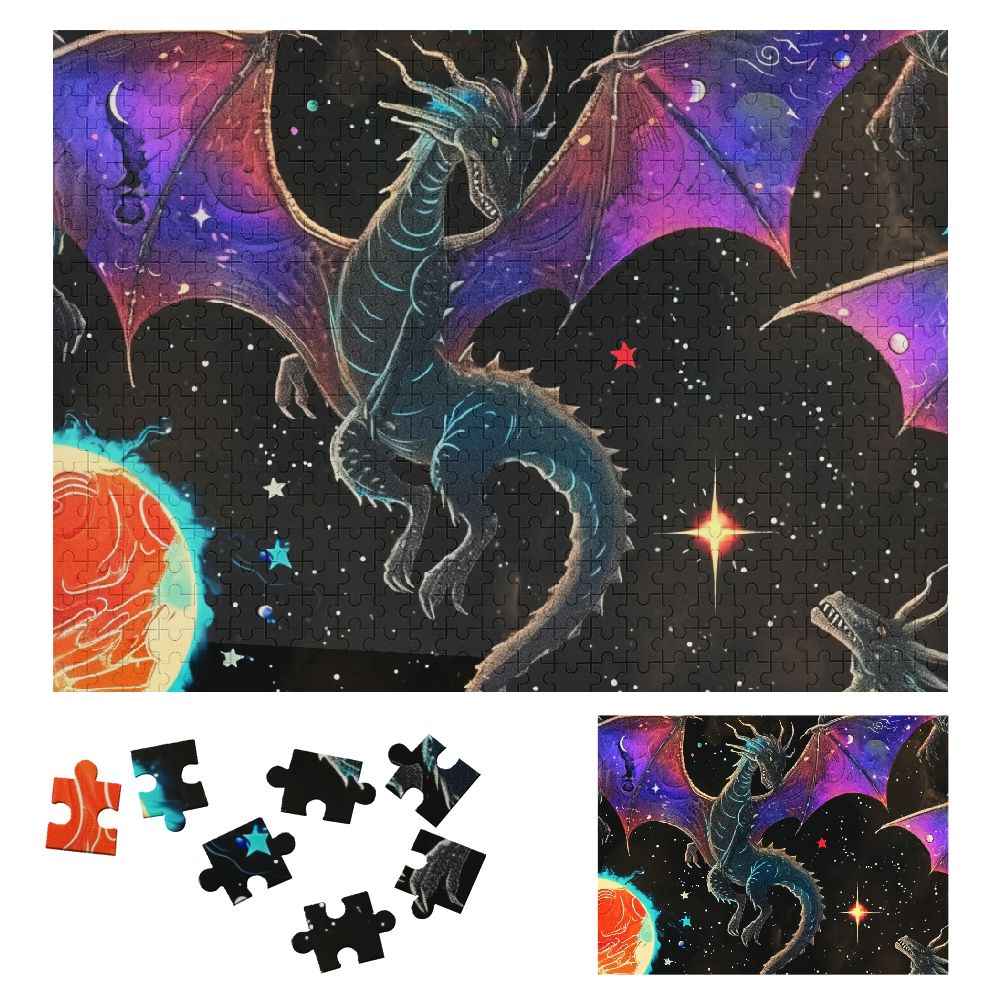 ONETECH Dragon Stars Planets Wooden Puzzle for Adults and Kids 500 PCS - Walmart.com
