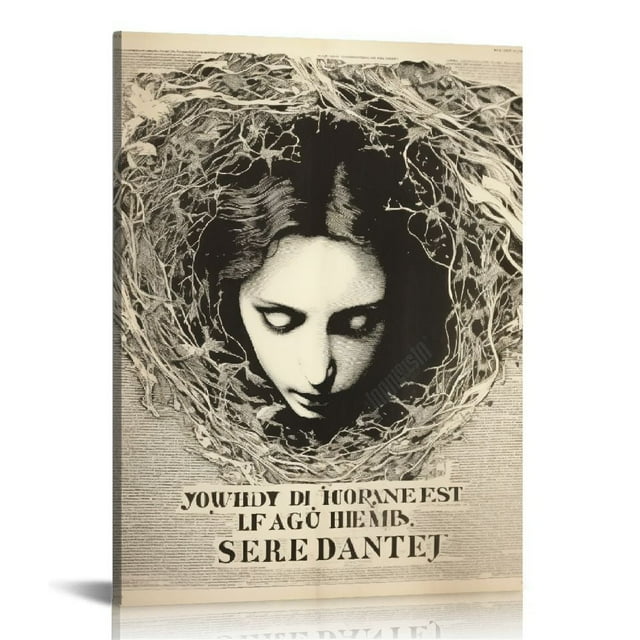 ONETECH Edgar Allan Poe Quote Dictionary Art Wall Decor Picture ...