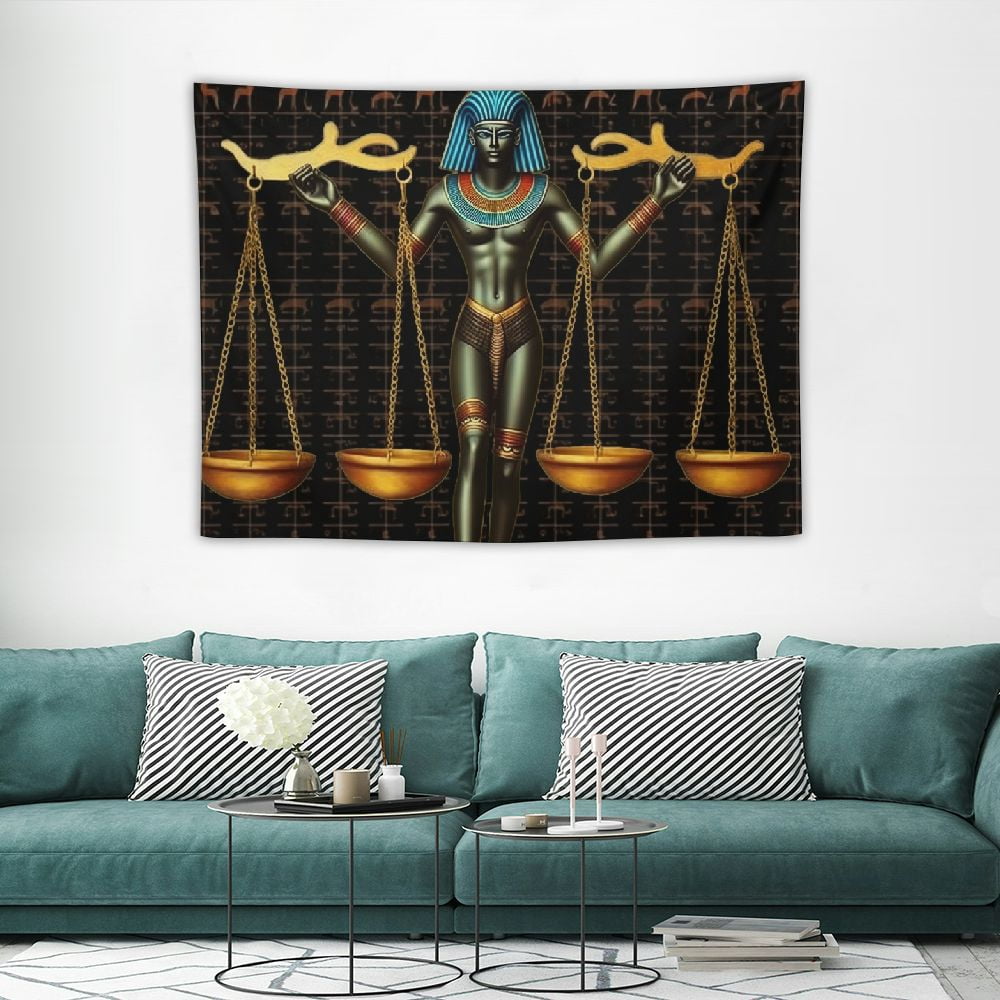 ONETECH Egyptian Anubis Statue Tapestry Ancient Egypt Religious ...