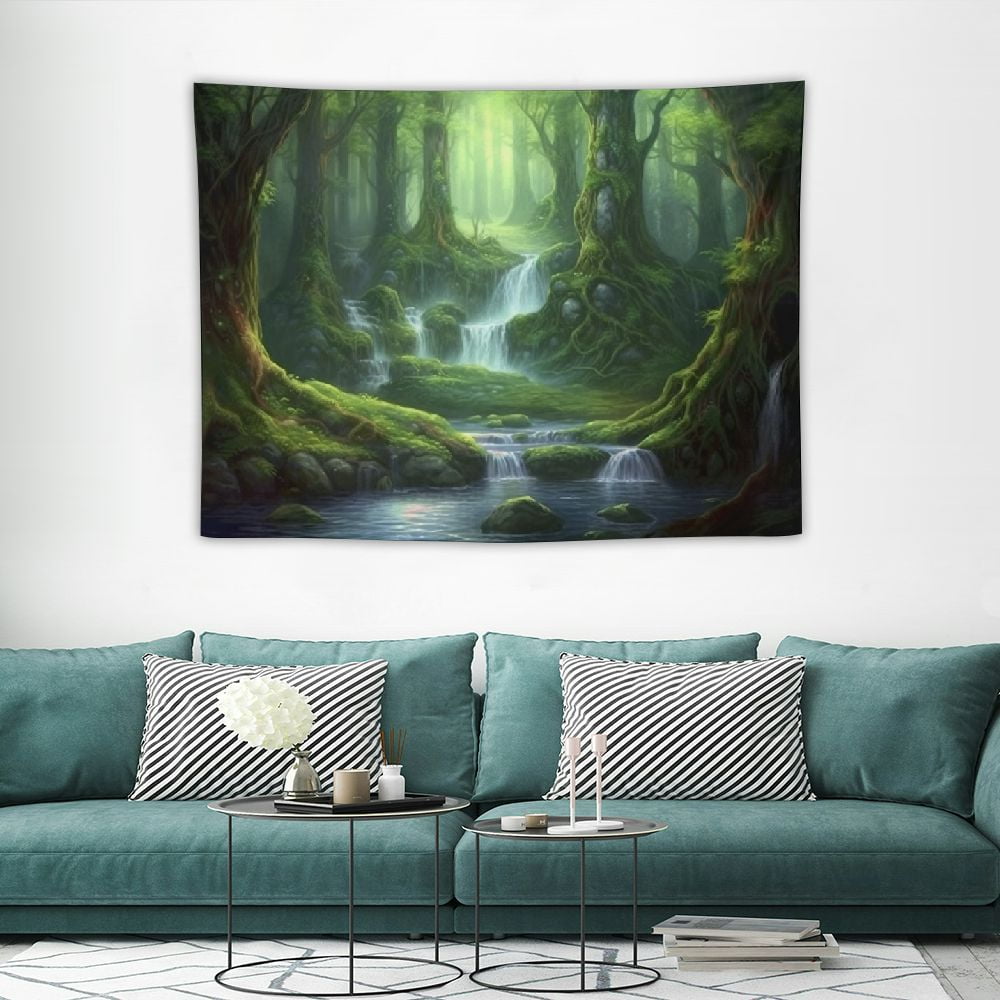 ONETECH Enchanted Forest Tapestry 60x40 Inches Fantasy Forest Tree ...