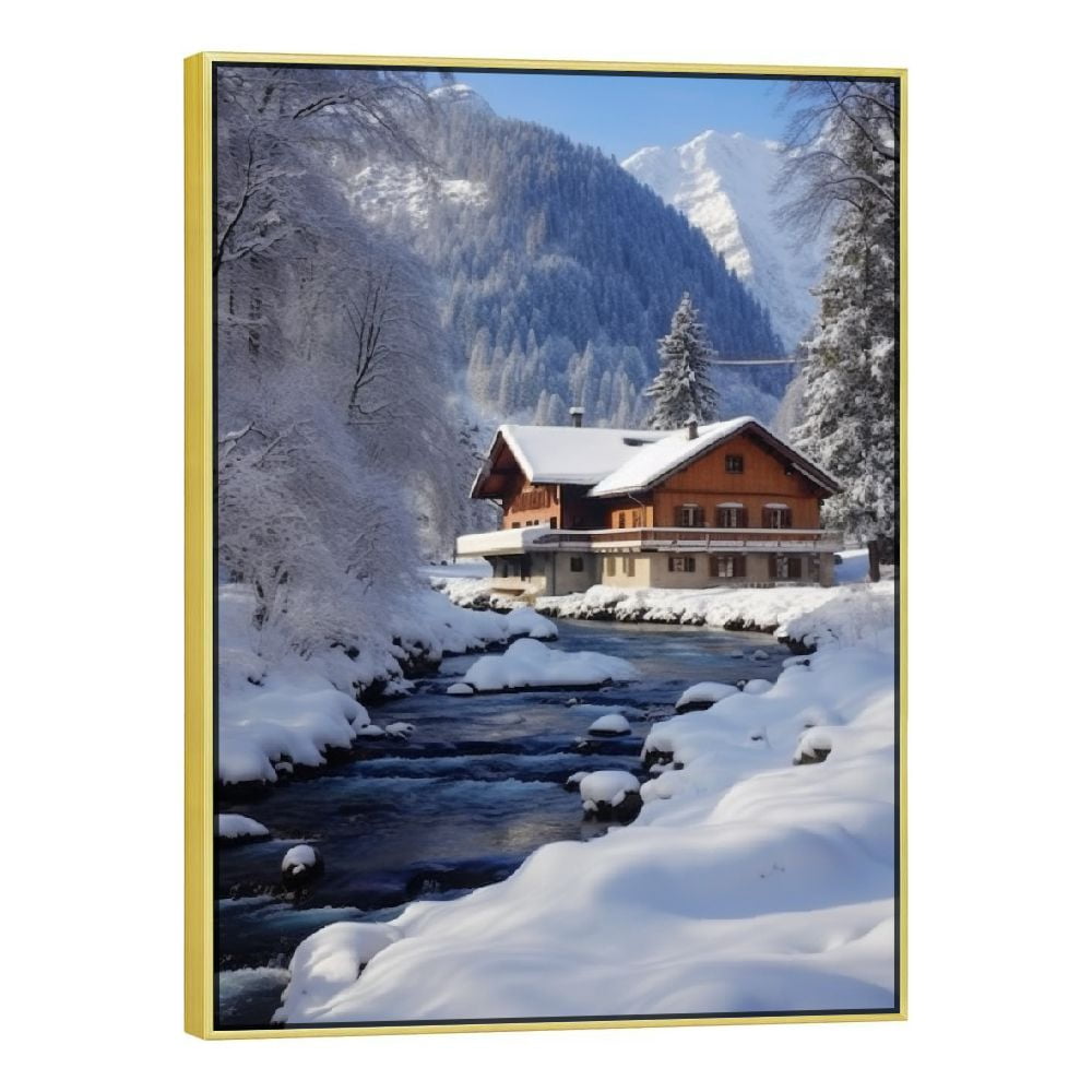 ONETECH FANSHANG Winter Snow Scene Nature Landscape (10) Canvas Art ...