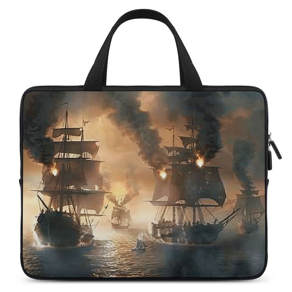 ONETECH Fantasy Ships Laptop Handle Bag Diving Fabric Computer Protect ...
