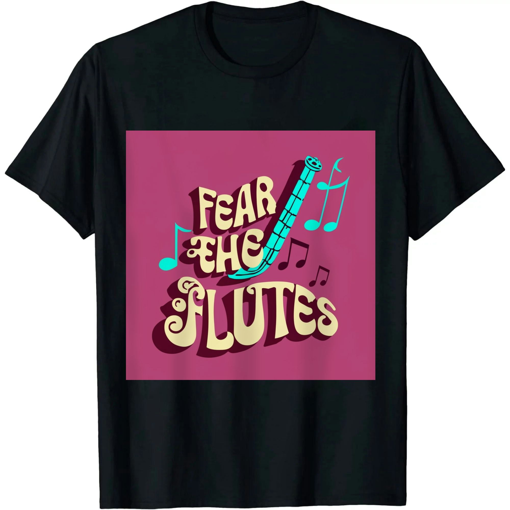 ONETECH Fear The Flutes - Flute Player Flutist Marching Band Music T ...