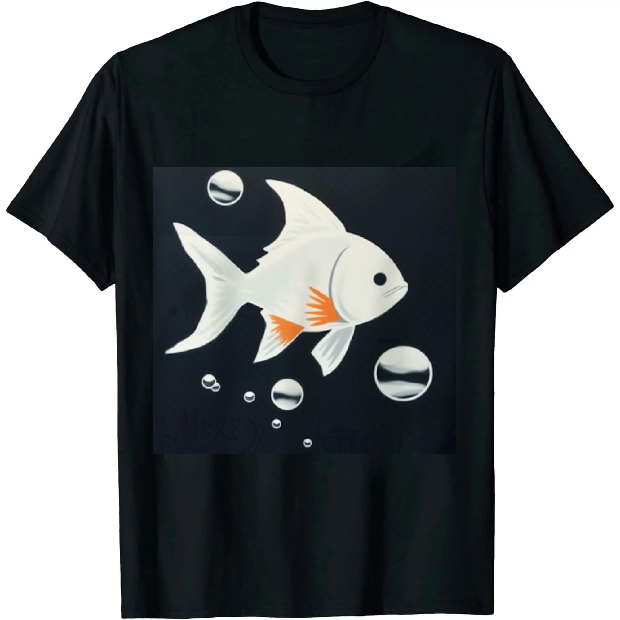 ONETECH Fish bubbles T-Shirt - Walmart.com