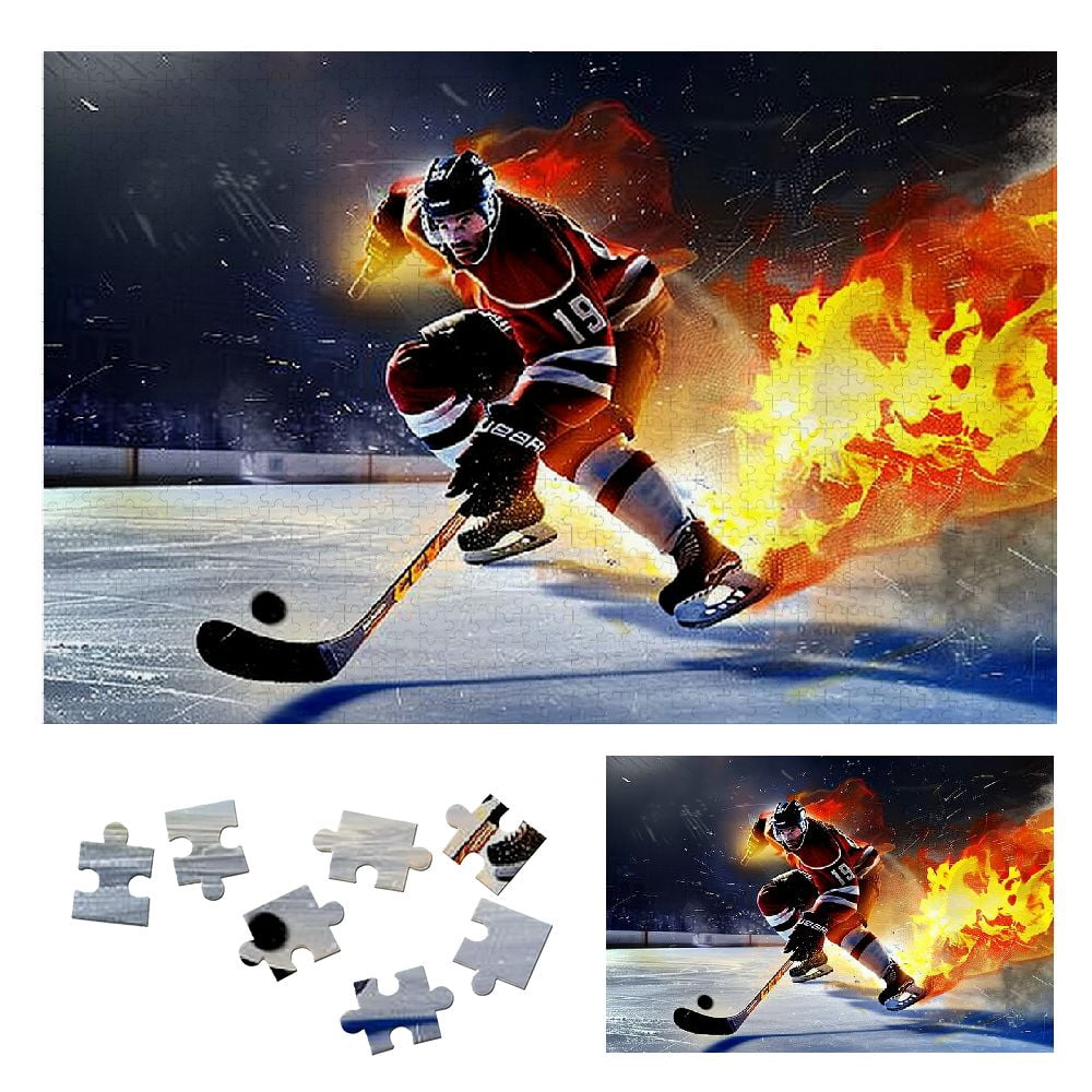 ONETECH Flame Action Scene Digital Rendering Wooden Puzzle for Adults ...