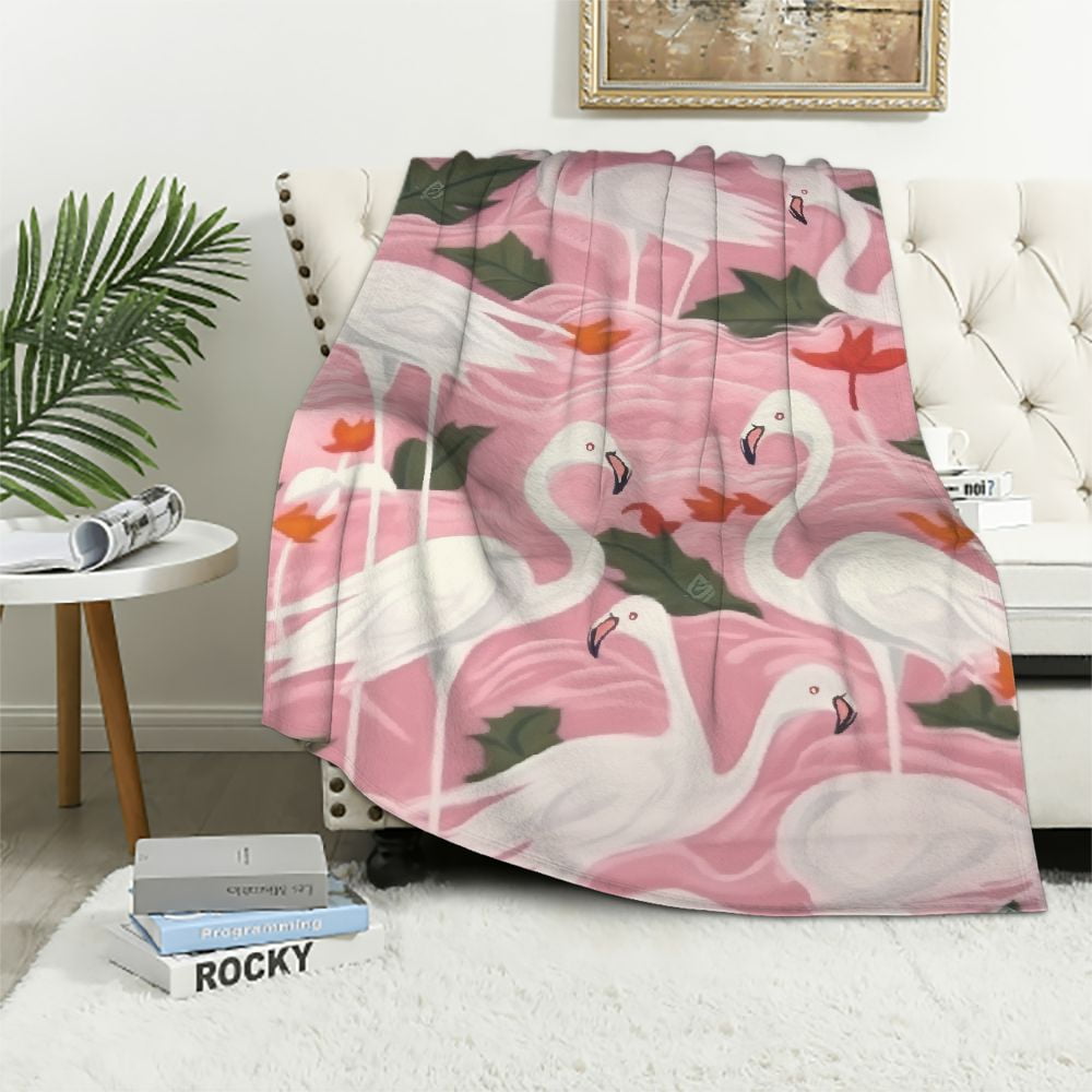 ONETECH Flamingo Blanket Pink Gifts for Women Men Kids Animal Blanket ...