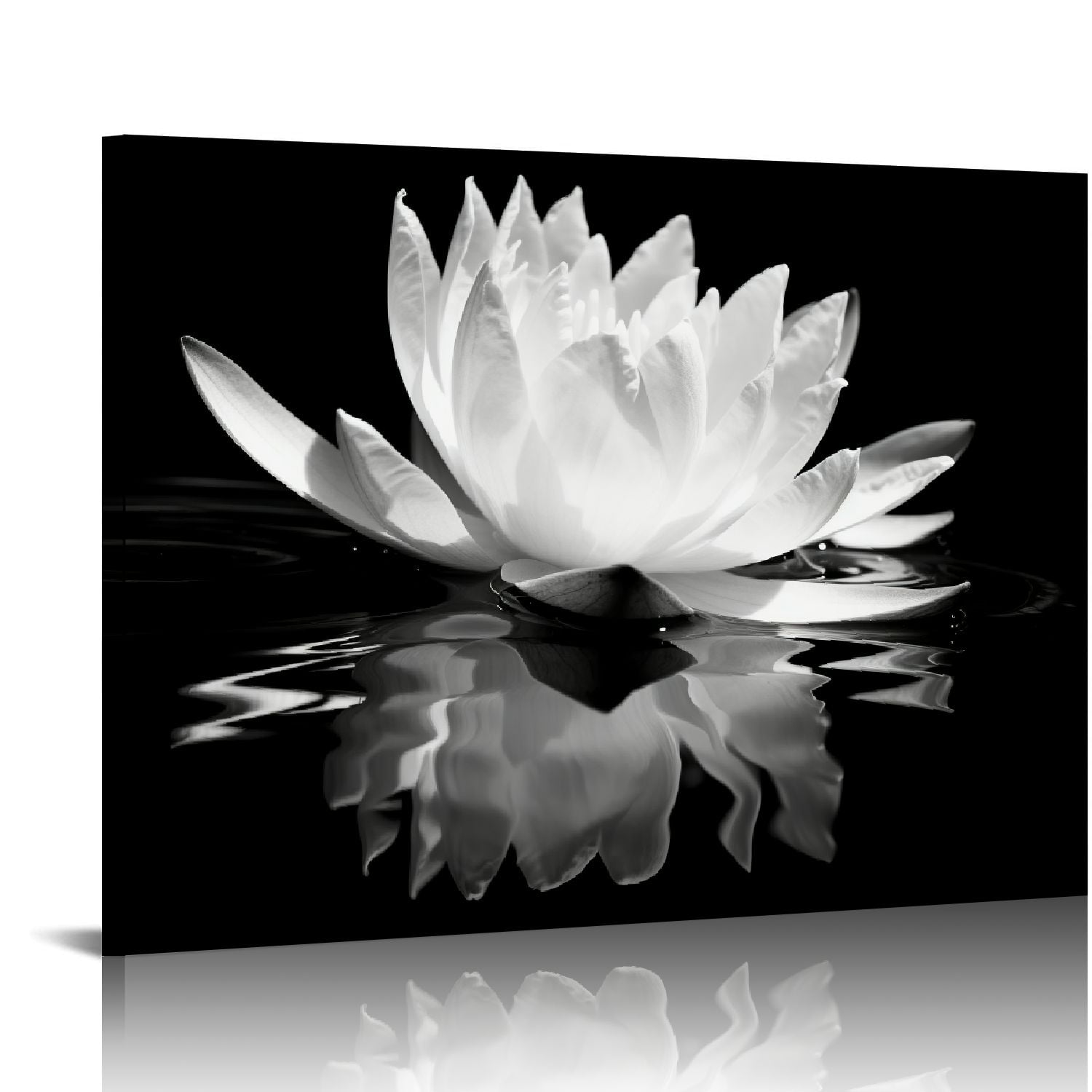ONETECH Flower Canvas Prints Art for Bedroom Lotus Flower Pictures ...