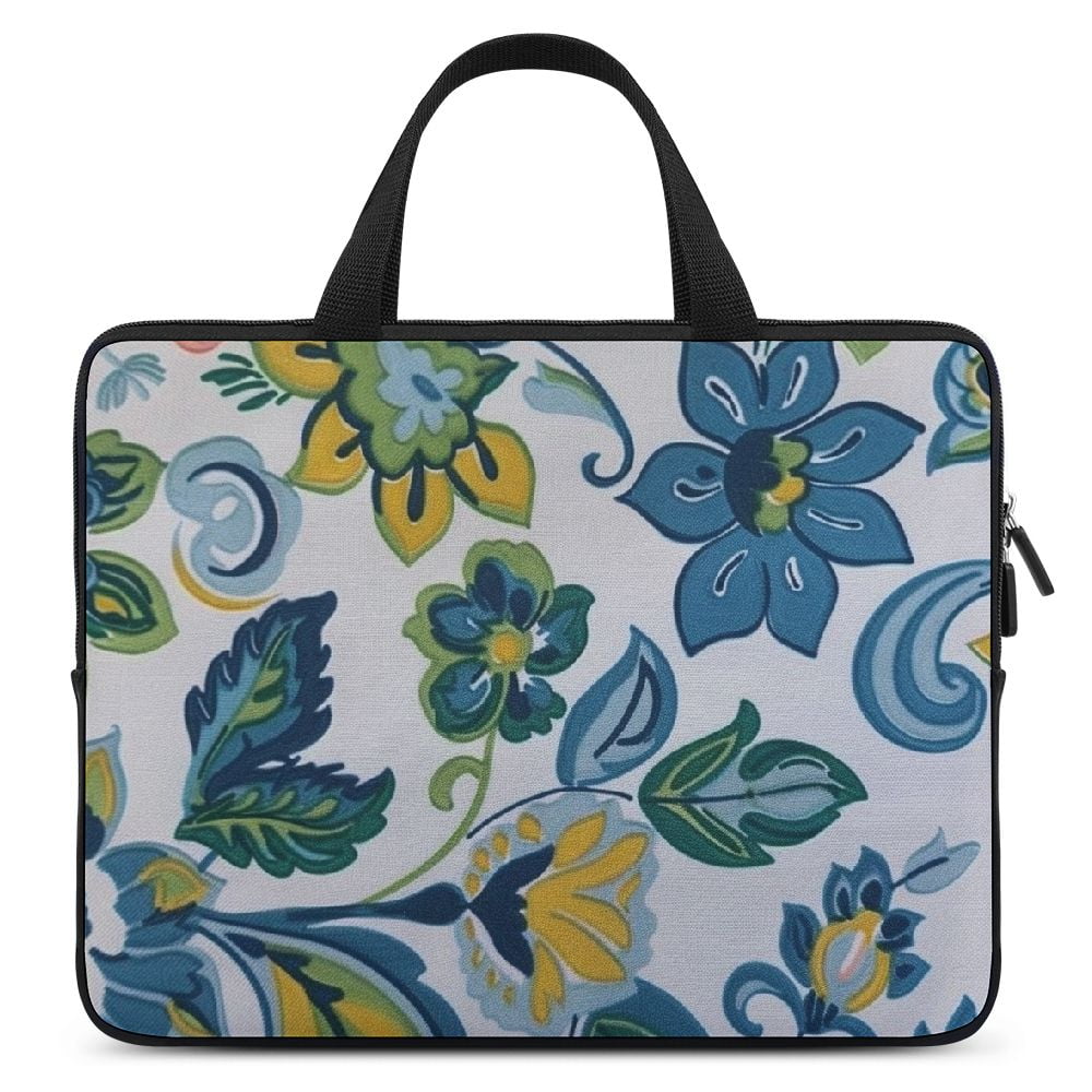 ONETECH Flowers Diving Fabric Laptop Sleeve Carrying Bag for Office ...