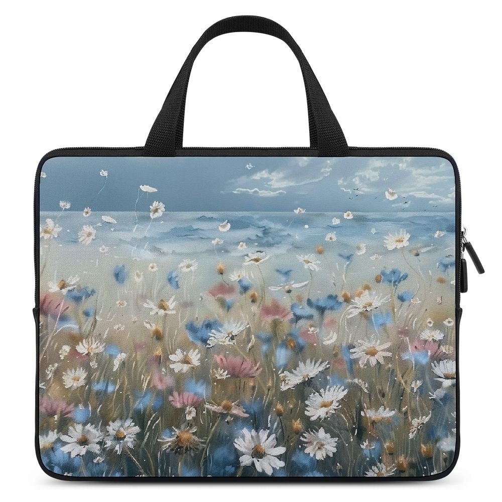 ONETECH Flowers Sky Water Neoprene Laptop Bag Diving Fabric Laptop ...