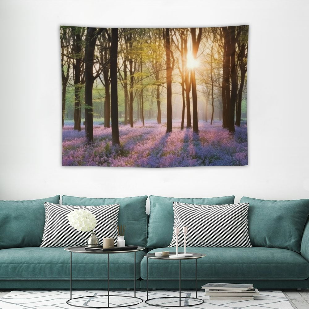 ONETECH Forest Sunshine Tapestry Spring Morning Sunlight Through Green ...