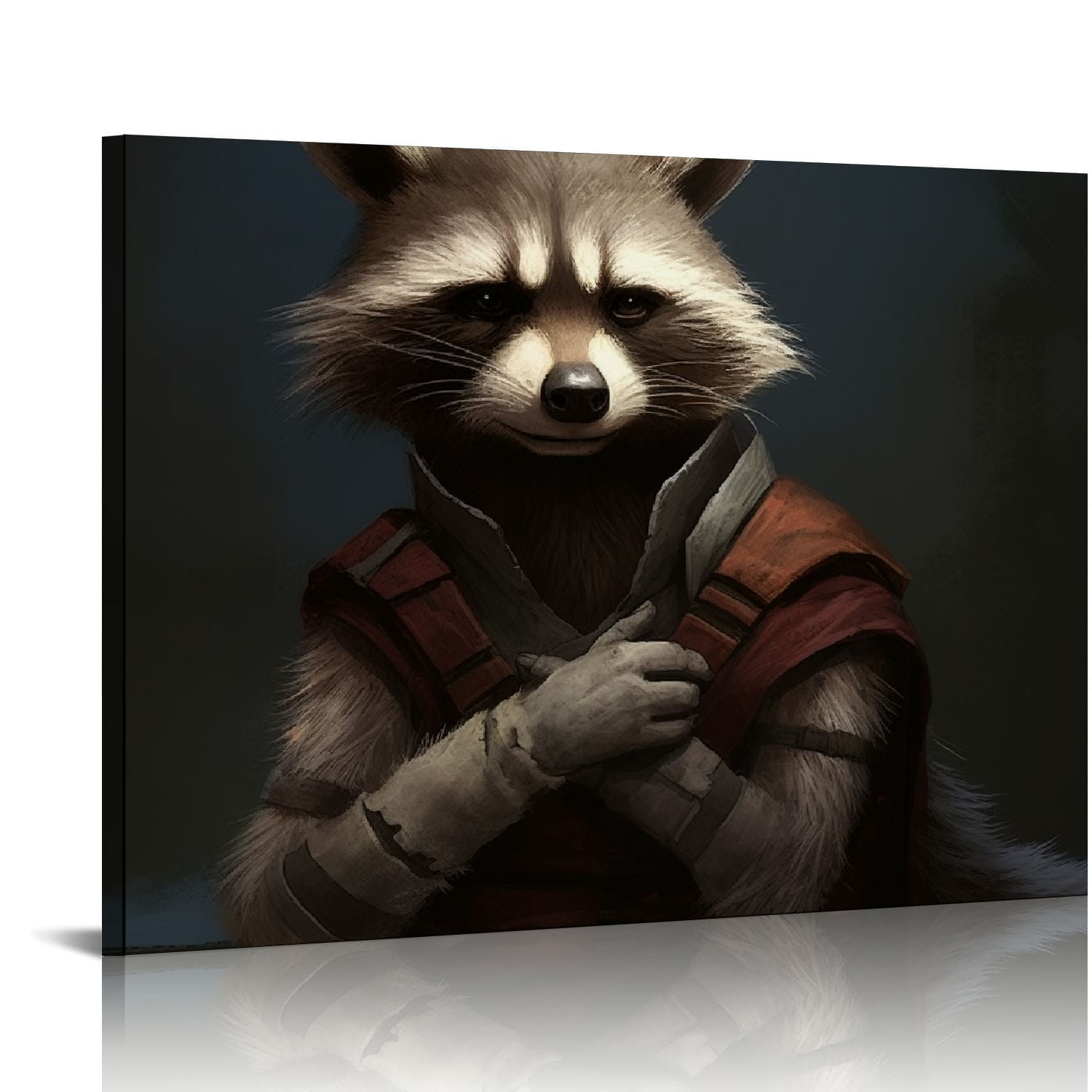 ONETECH Framed Renaissance of an aristocrat racoon dressed in noble ...