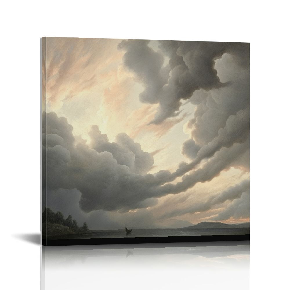 ONETECH Framed Wall Art Room Decor Classical Oil Painting Canvas Prints ...