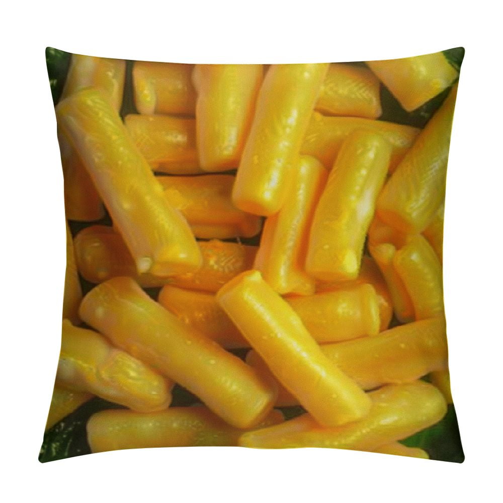 ONETECH Fun Food Cheese Square Pillow Cover Home Bedroom Interior ...