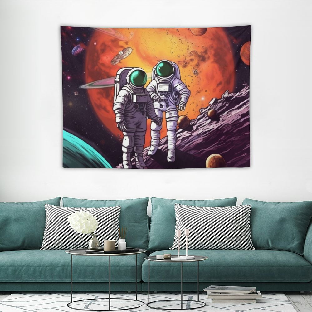 ONETECH Funny Space Astronaut Alien Tapestry Wall Hanging As Wall Art ...