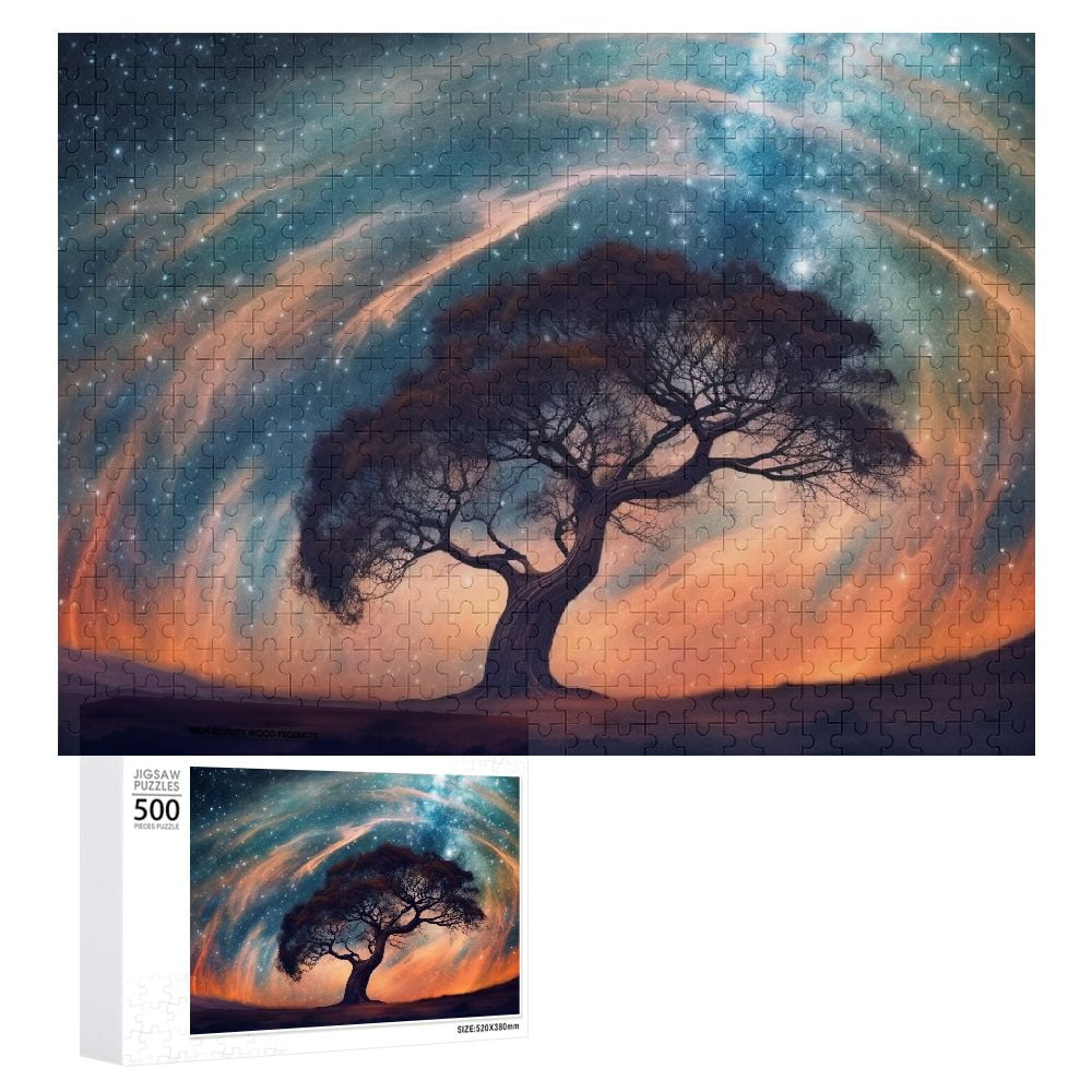 ONETECH Galaxy Stars Space Wooden Puzzle Challenging Difficult Wood ...