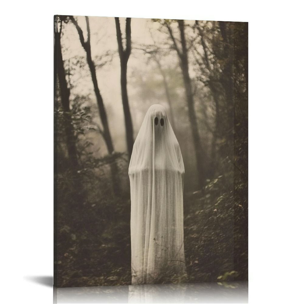 ONETECH Ghost Forest Spooky Print Poster The Gothic Room Decor Creepy ...