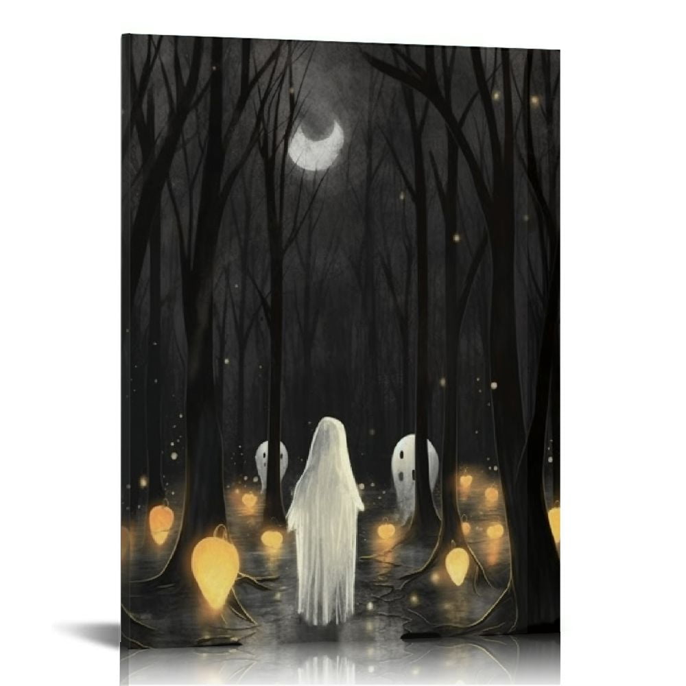 ONETECH Ghost Parade Art Print Vintage Tin Signs Pub Cafe Farm Room ...