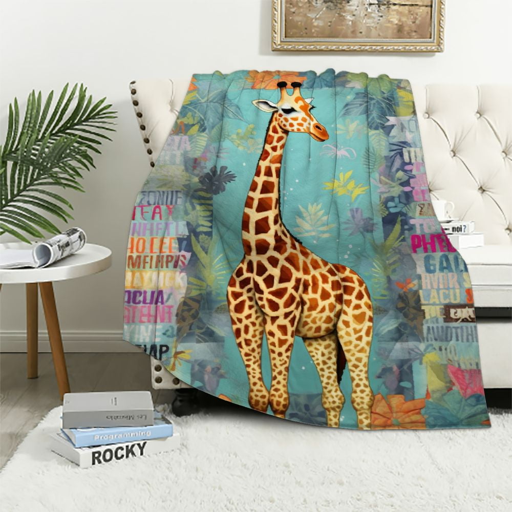 ONETECH Giraffe Gifts, Giraffe Gift Throw Blanket Giraffe Gifts for ...