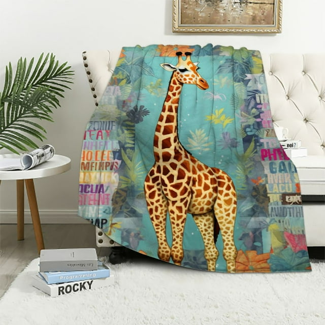 ONETECH Giraffe Gifts, Giraffe Gift Throw Blanket Giraffe Gifts for ...