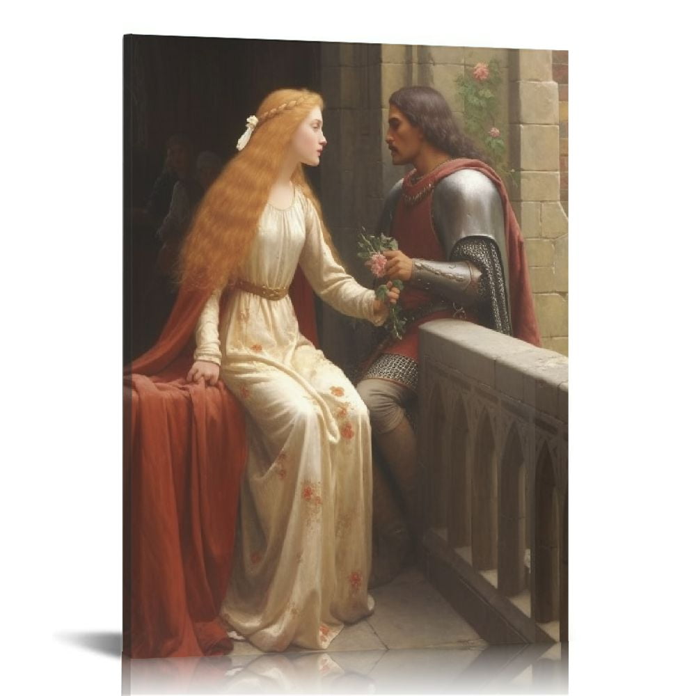 ONETECH God Speed Blair Leighton Famous Historical Medieval Canvas Art ...