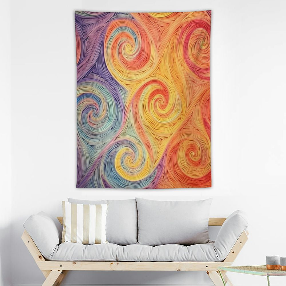 ONETECH Grunge Tapestry, Grunge Swirl Patterns Brush Style Waterpool ...