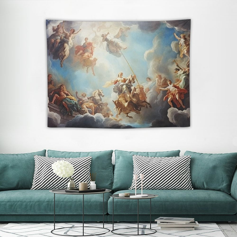 FUMJ Hanging Wall Tapestry Paris France Ceiling Painting in Hercules ...